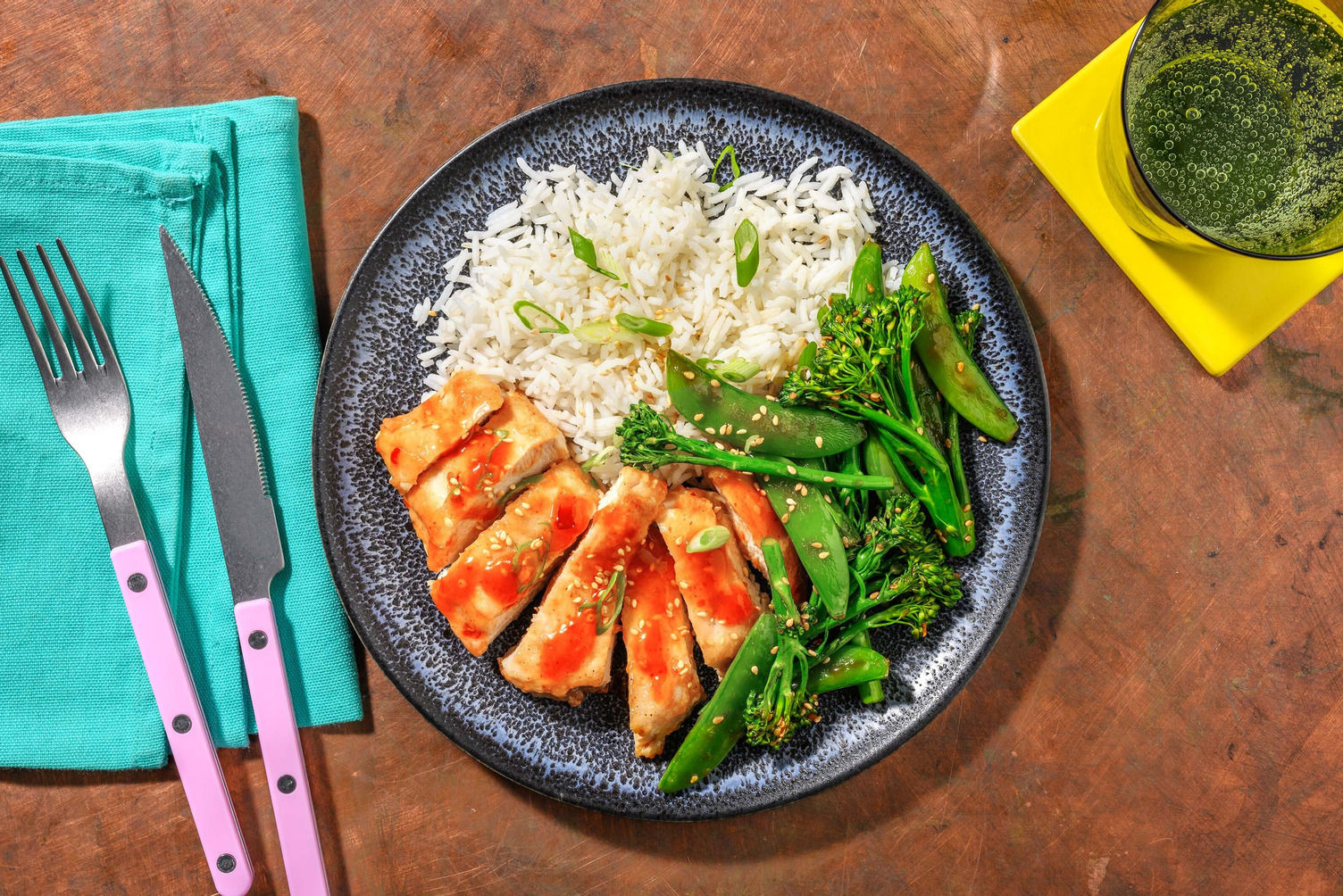 Sticky Bang Bang Style Chicken Recipe | HelloFresh