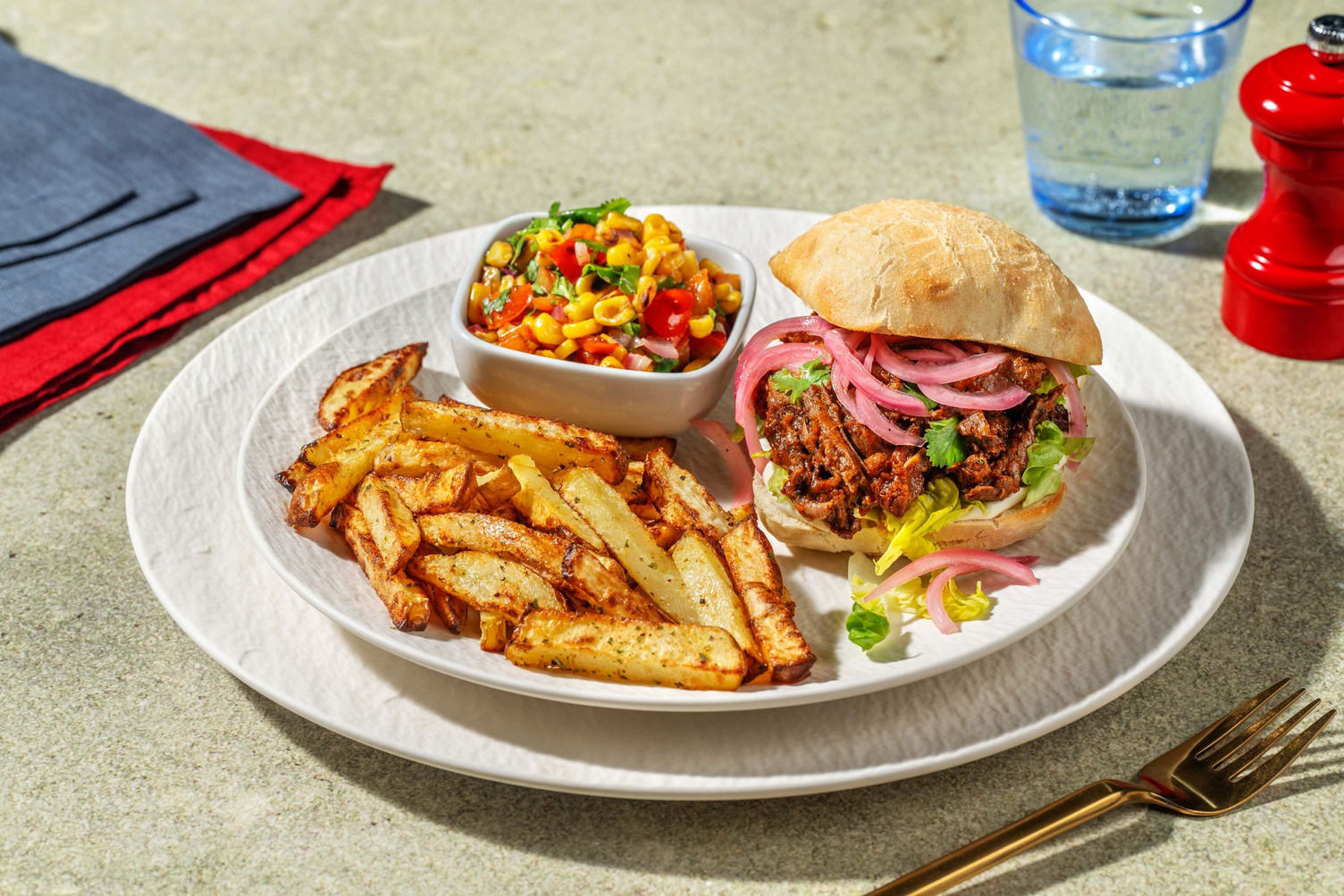 Smoky Asado Inspired Pulled Beef Sando Recipe | HelloFresh