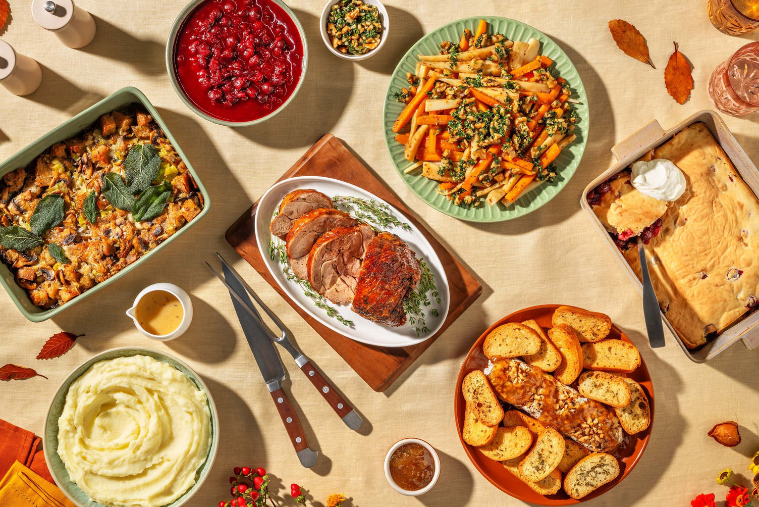 12 Person Thanksgiving Feast Bundle Recipe | HelloFresh