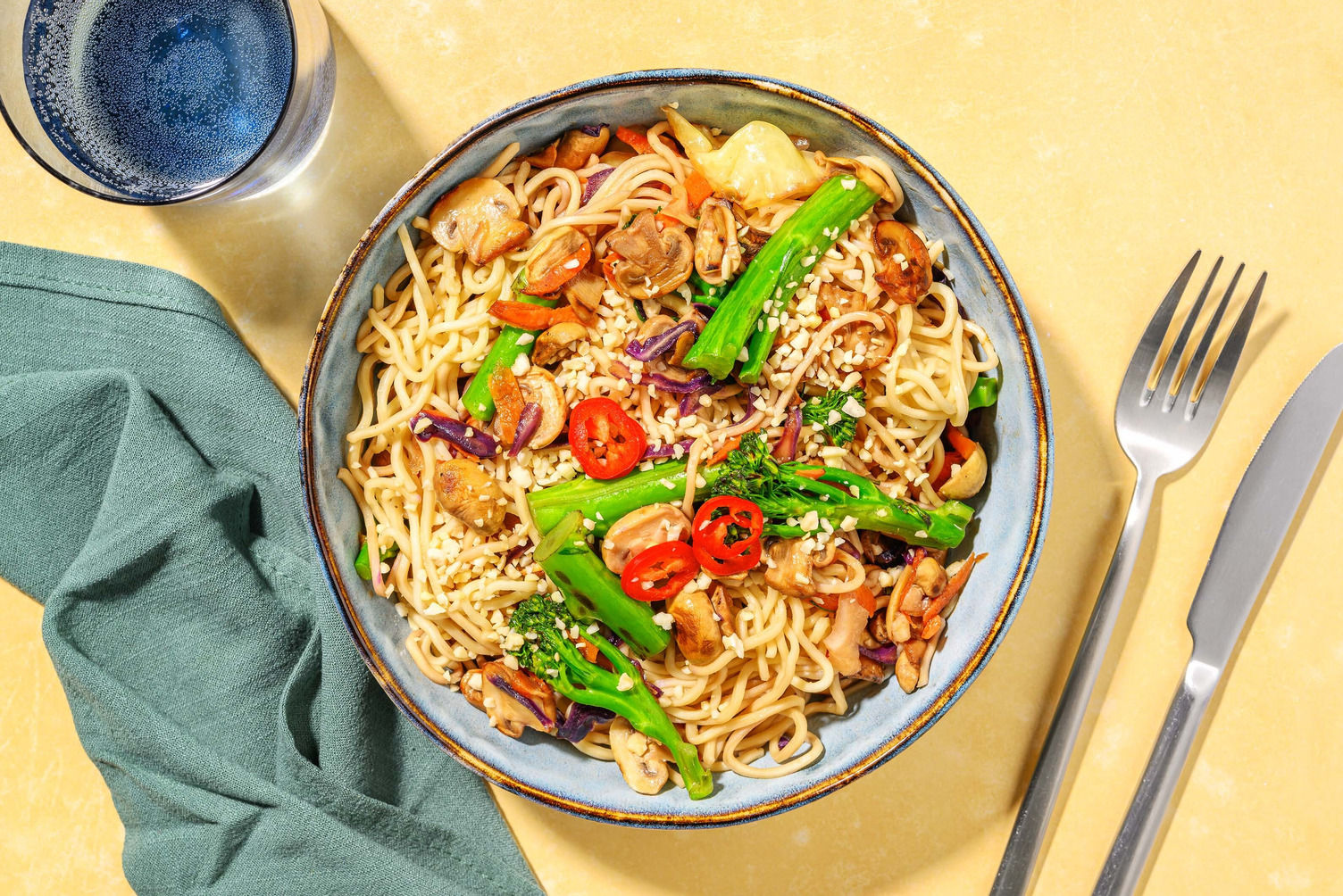 Speedy Veggie Chow Mein Inspired Noodles Recipe | HelloFresh