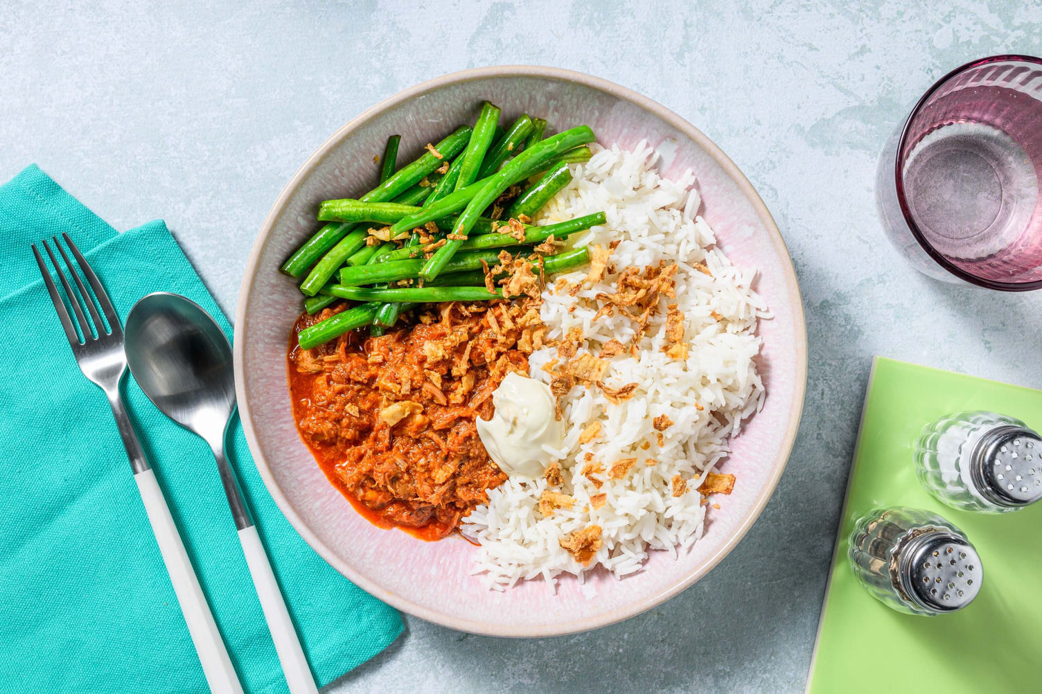 Honey Gochujang Pulled Chicken Rice Bowl Recipe | HelloFresh