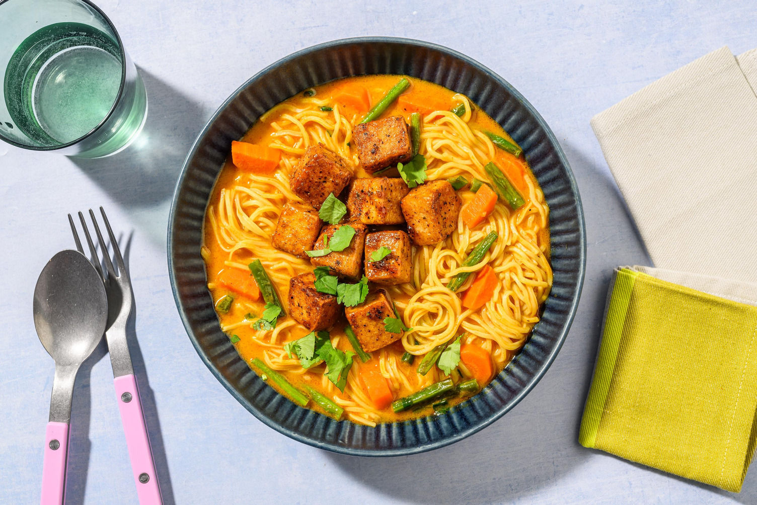 Indonesian Style Tofu and Veg Noodle Laksa Recipe | HelloFresh