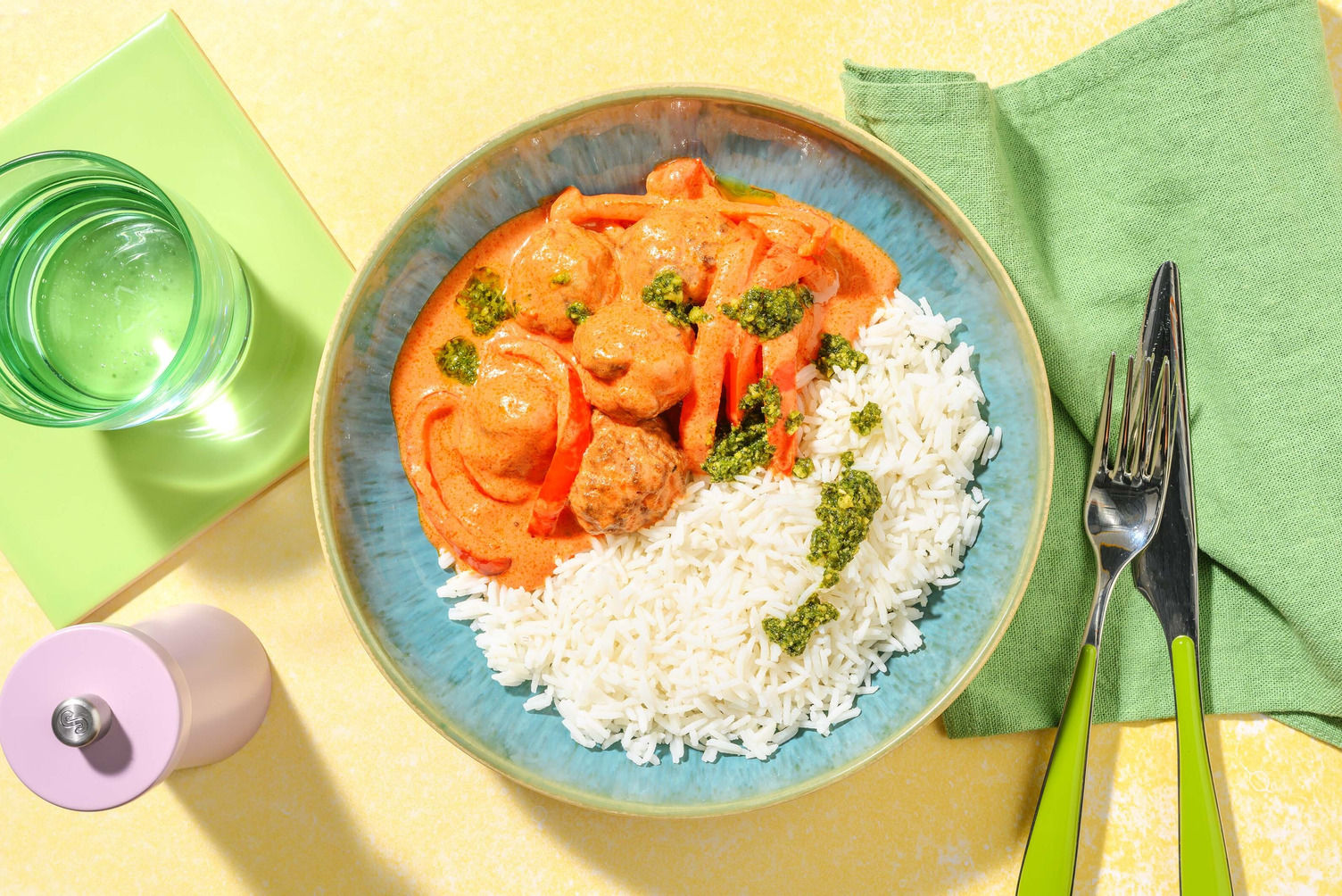Beef Meatballs in Creamy Tomato Sauce Recipe | HelloFresh