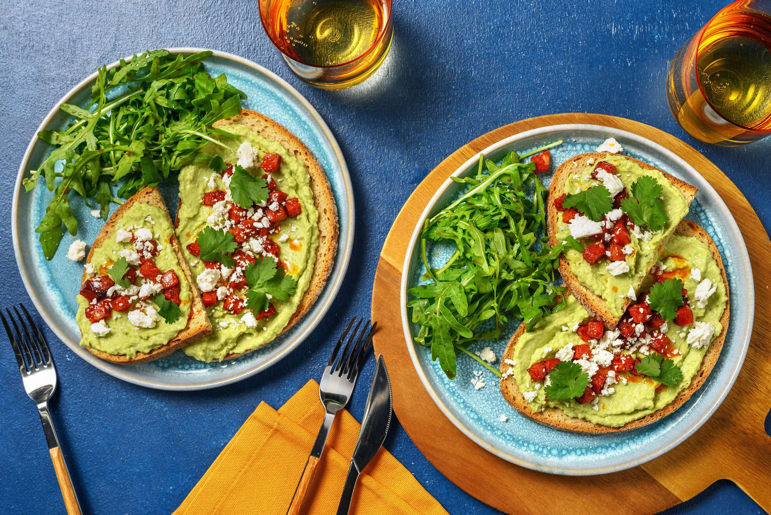 Avocado toast gourmand au chorizo Recette | HelloFresh
