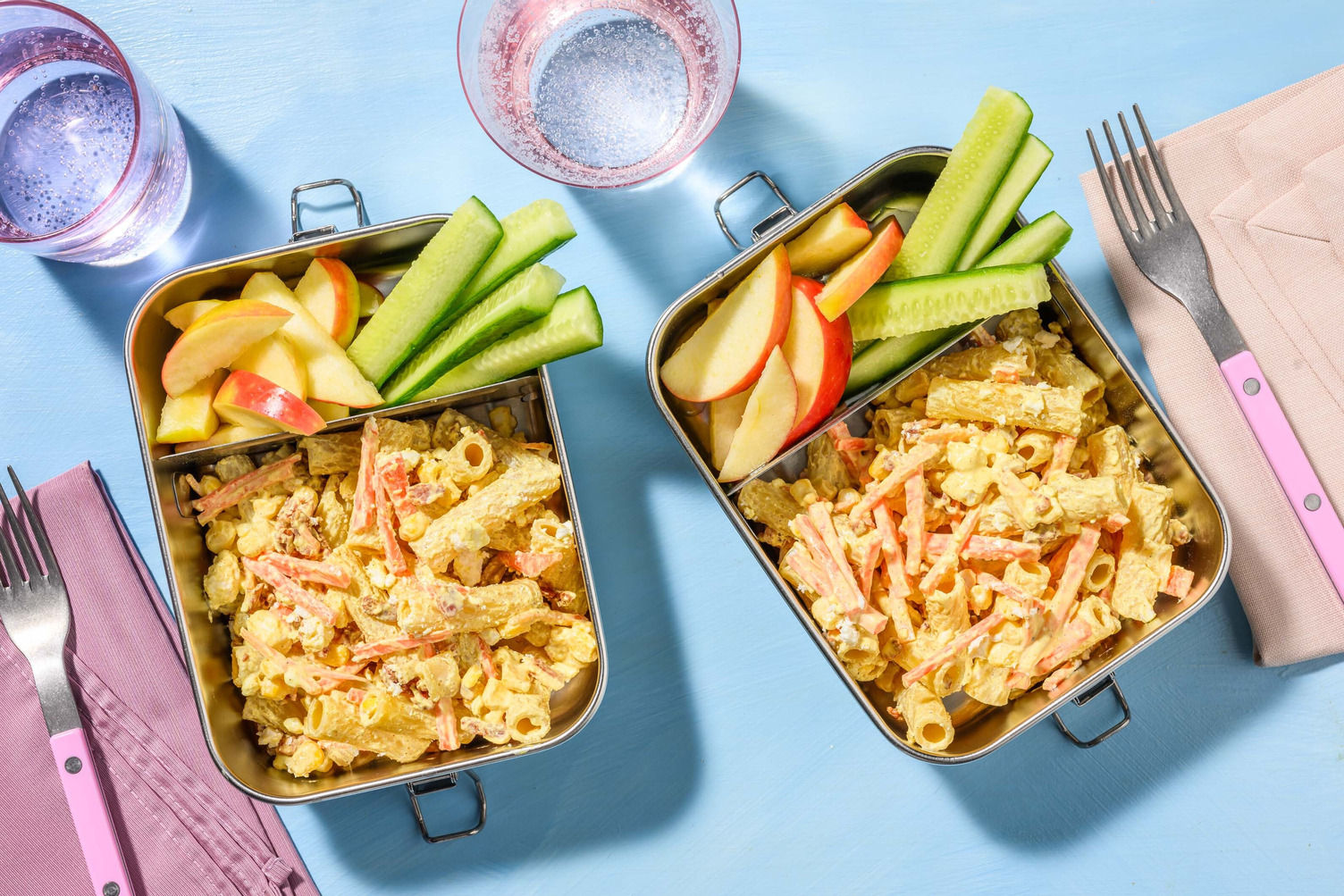 Kids pasta salad lunch box | HelloFresh