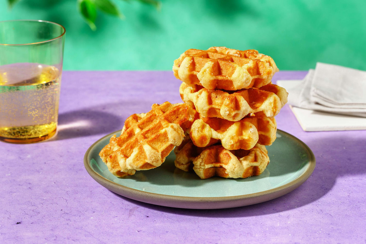 Waffles | Pack of 5 | Warm in Minutes Recipe | HelloFresh