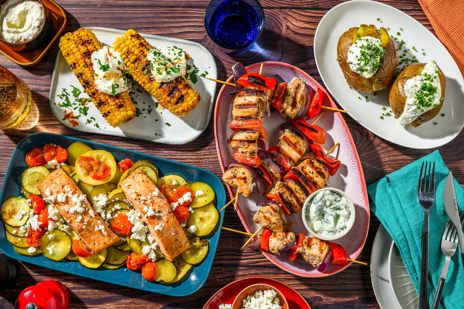 Box BBQ à la méditéranéenne Recette | HelloFresh