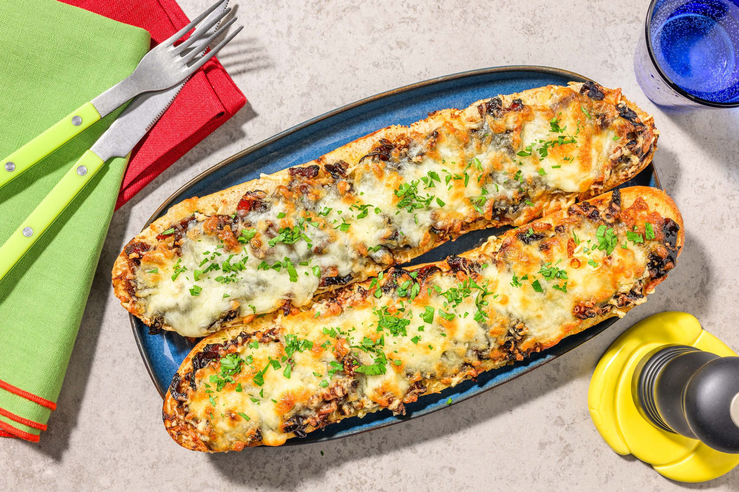 Bacon Jam and Caramelised Onion Garlic Bread Recipe | HelloFresh