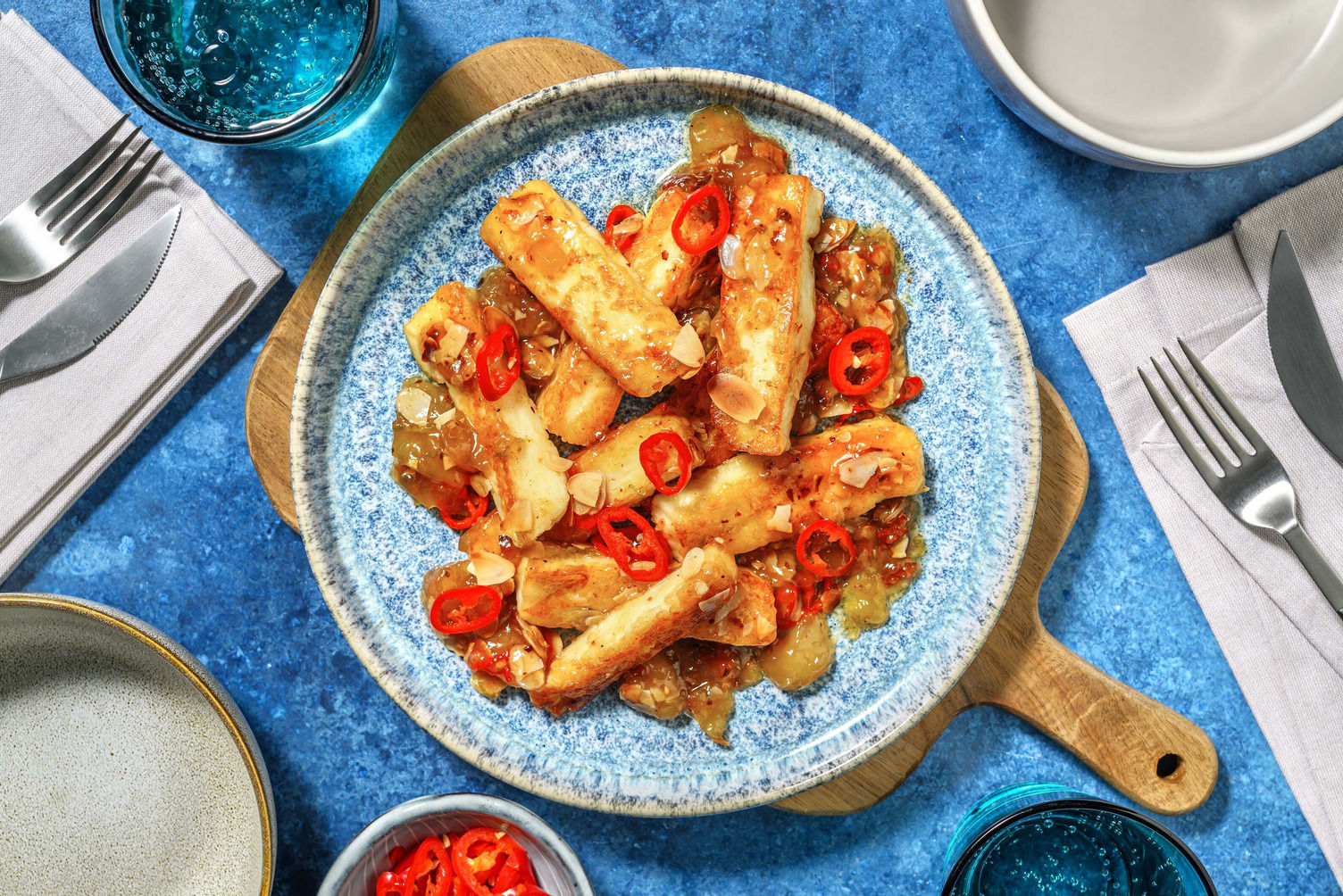Sweet & Sticky Mango Halloumi Side Dish Recipe | HelloFresh