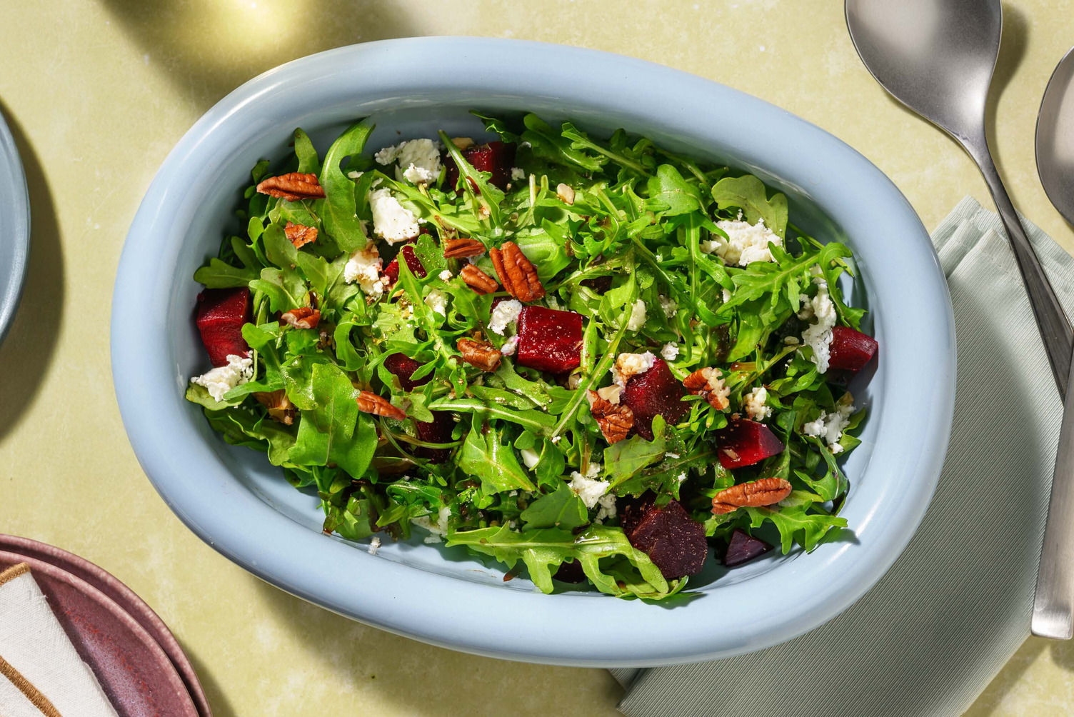 Beetroot, Greek Style Cheese & Pecan Side Salad Recipe | HelloFresh