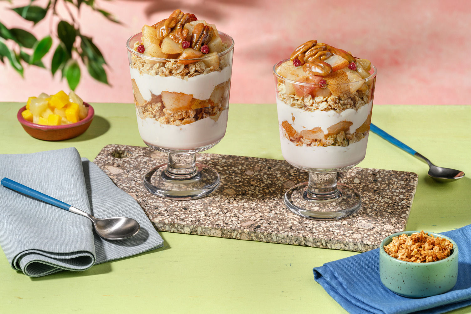 Caramelised Pecan and Spiced Pear Parfait Recipe | HelloFresh