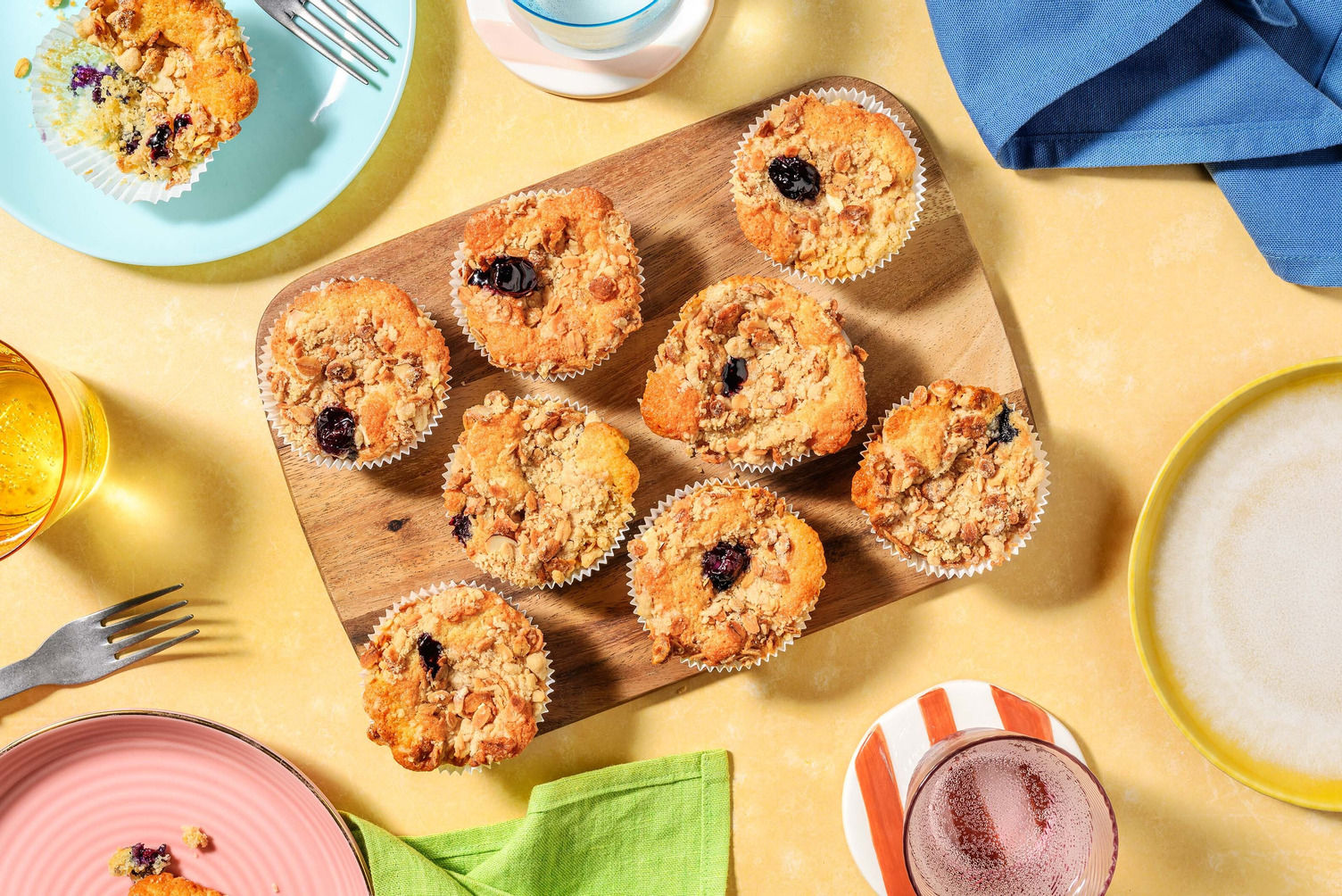 Blueberry Crumble Breakfast Muffins | Makes 9 muffins Recipe | HelloFresh