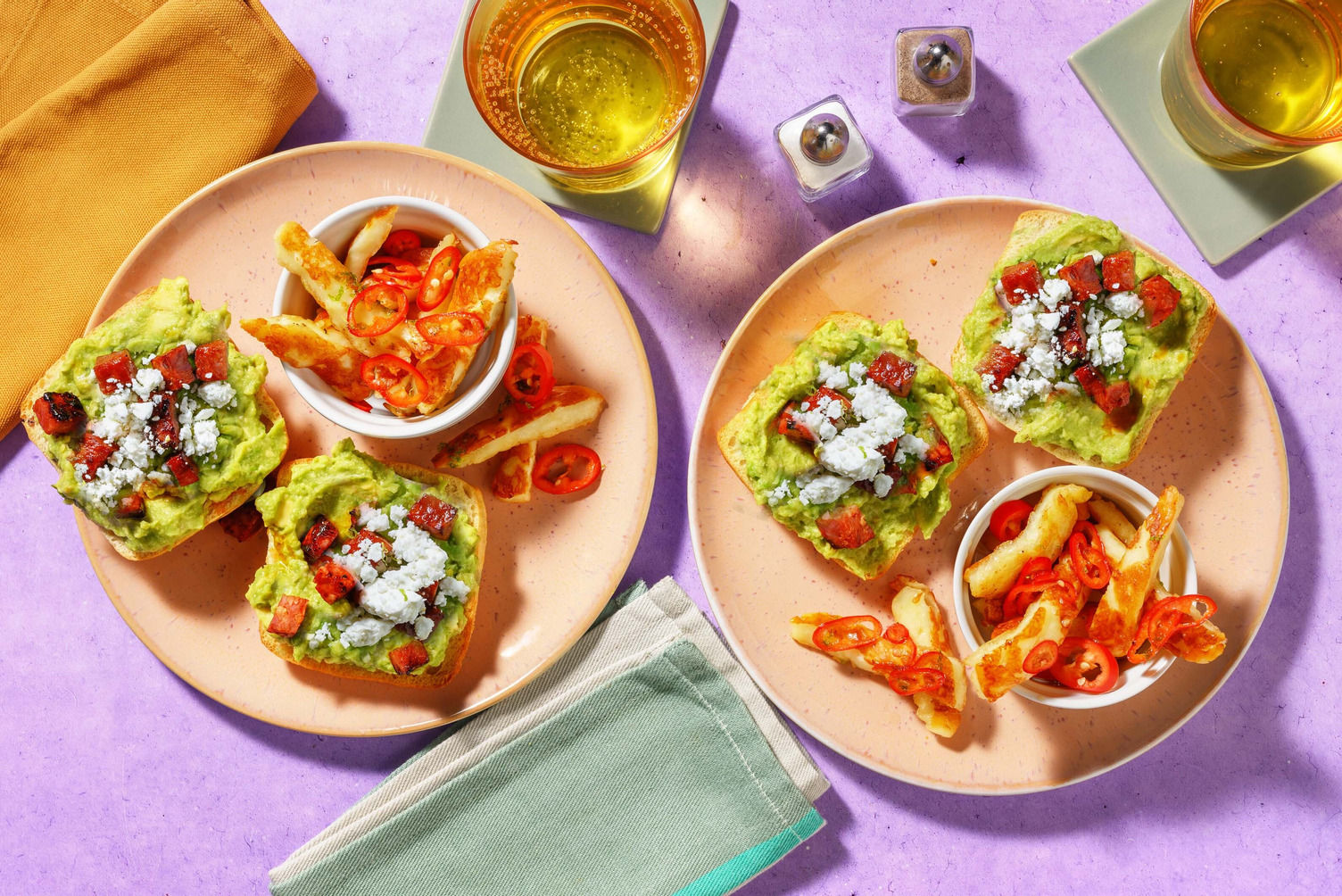 Chorizo, Greek Style Cheese & Avocado Ciabatta Recipe | HelloFresh