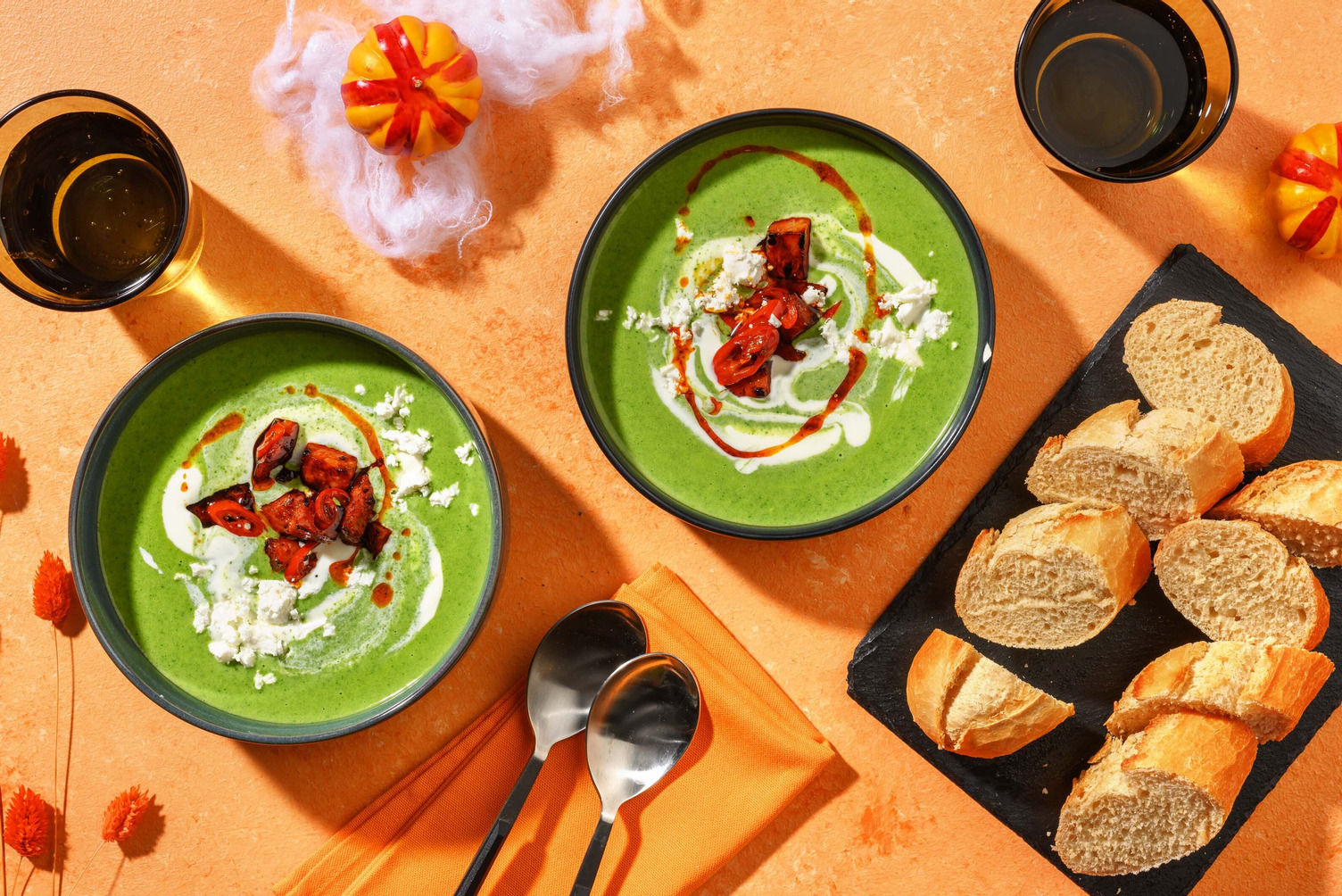 Witch's Cauldron Spooky Spinach & Potato Soup Recipe | HelloFresh