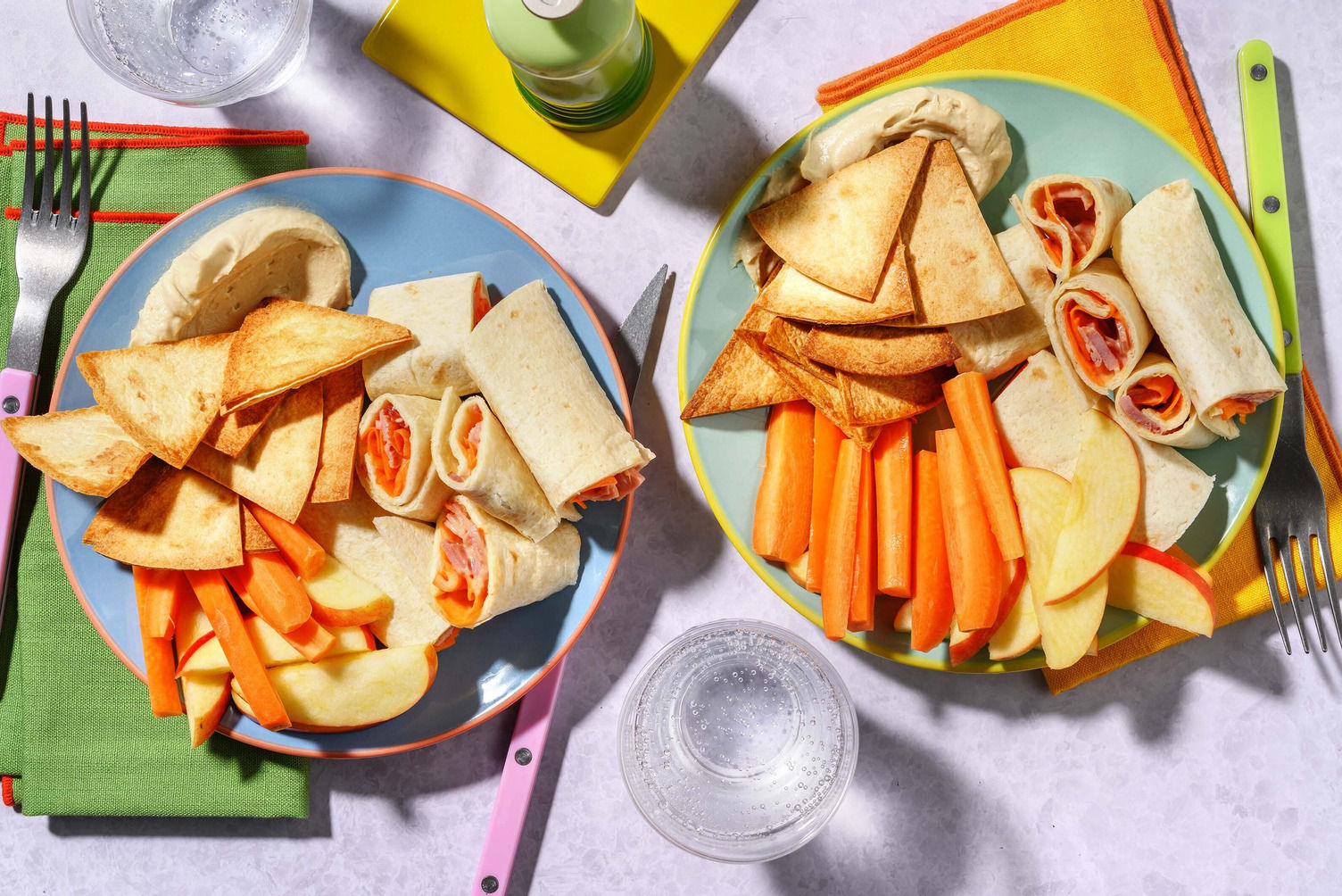 Sweet Chilli Chicken Roll-Ups and Tortilla Chips Recipe | HelloFresh