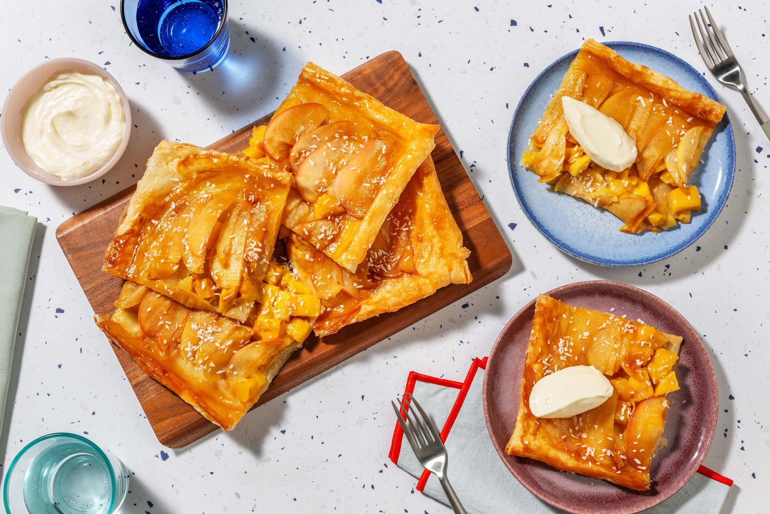Apple and Mango Puff Pastry Tarte Tatin Recipe | HelloFresh
