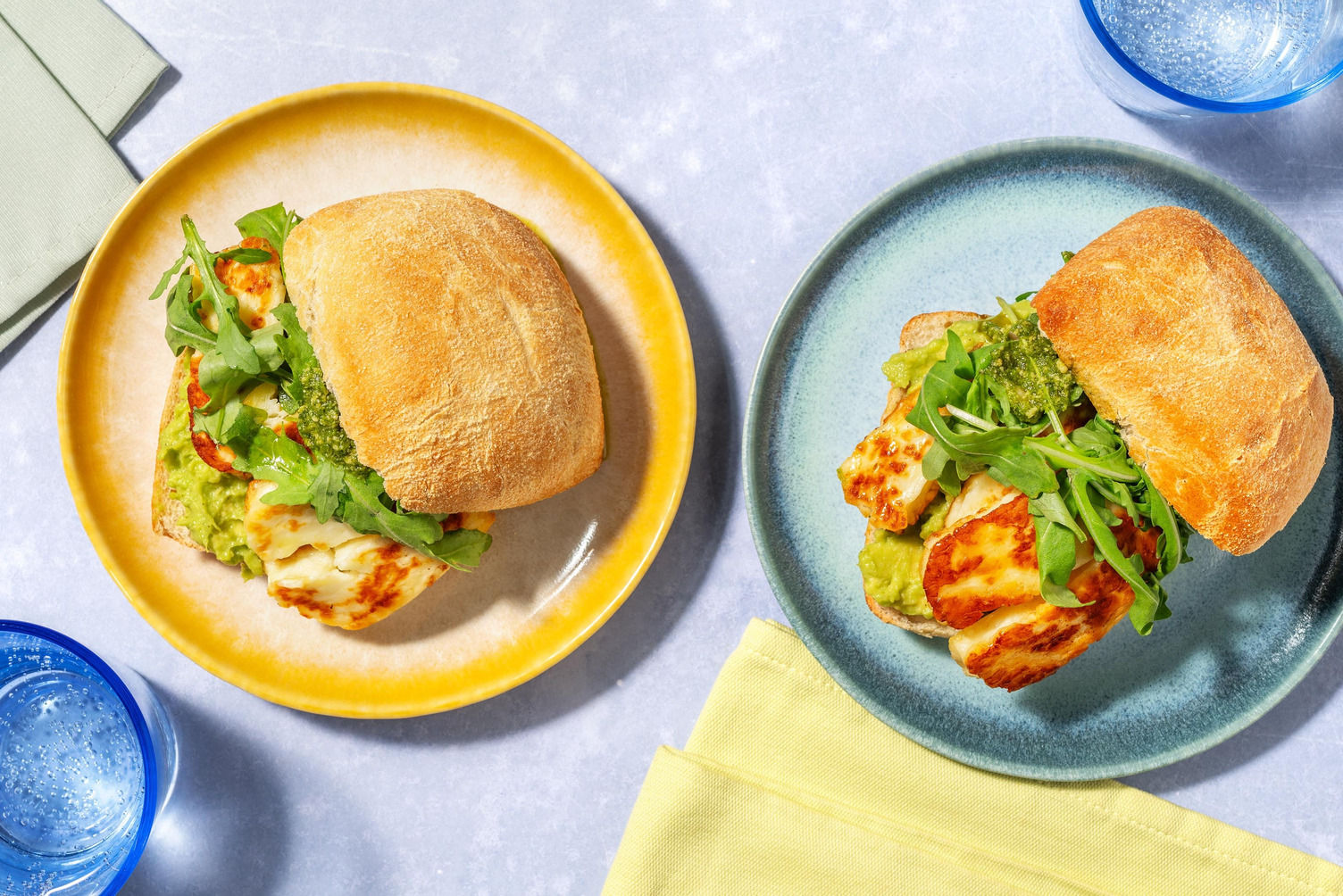 Halloumi, Avo & Pesto Bap Breakfast Bundle Recipe | HelloFresh