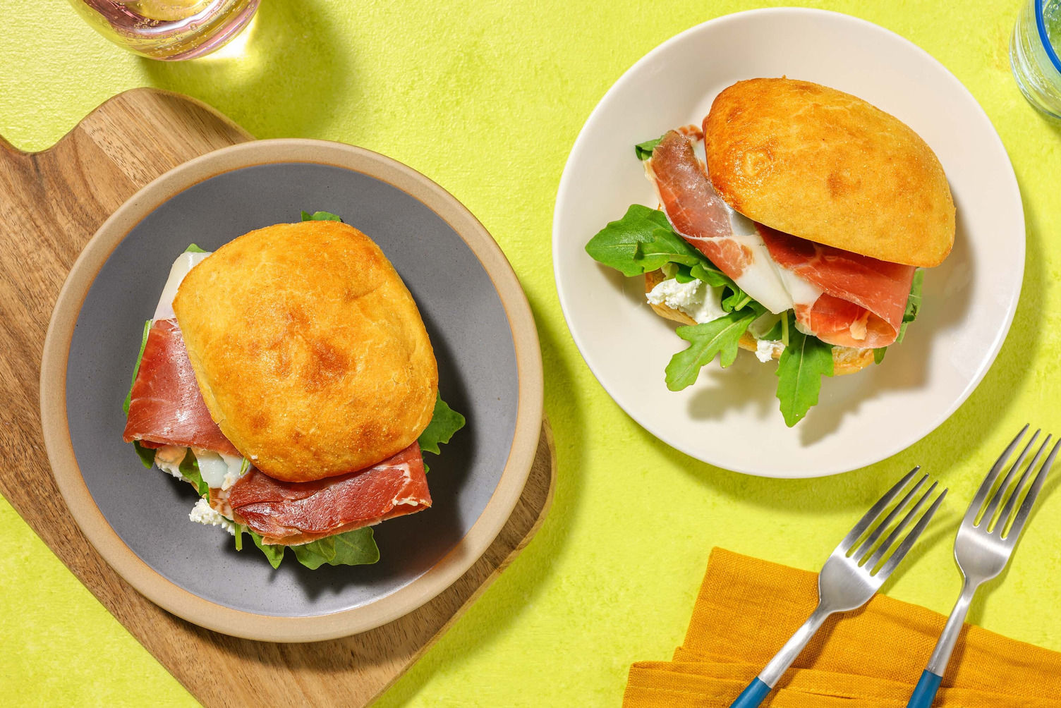 Goat's Cheese & Serrano Ham Ciabatta Lunch Bundle Recipe | HelloFresh