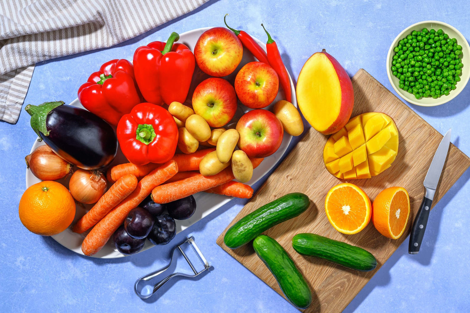 Fruit and Vegetable Selection | 9 Different Vegetables Recipe | HelloFresh