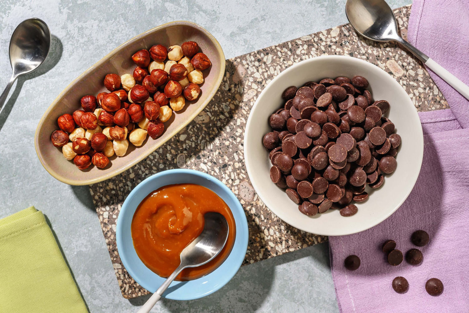 Hazelnut Chocolate Sweet Toppings Selection Recipe | HelloFresh