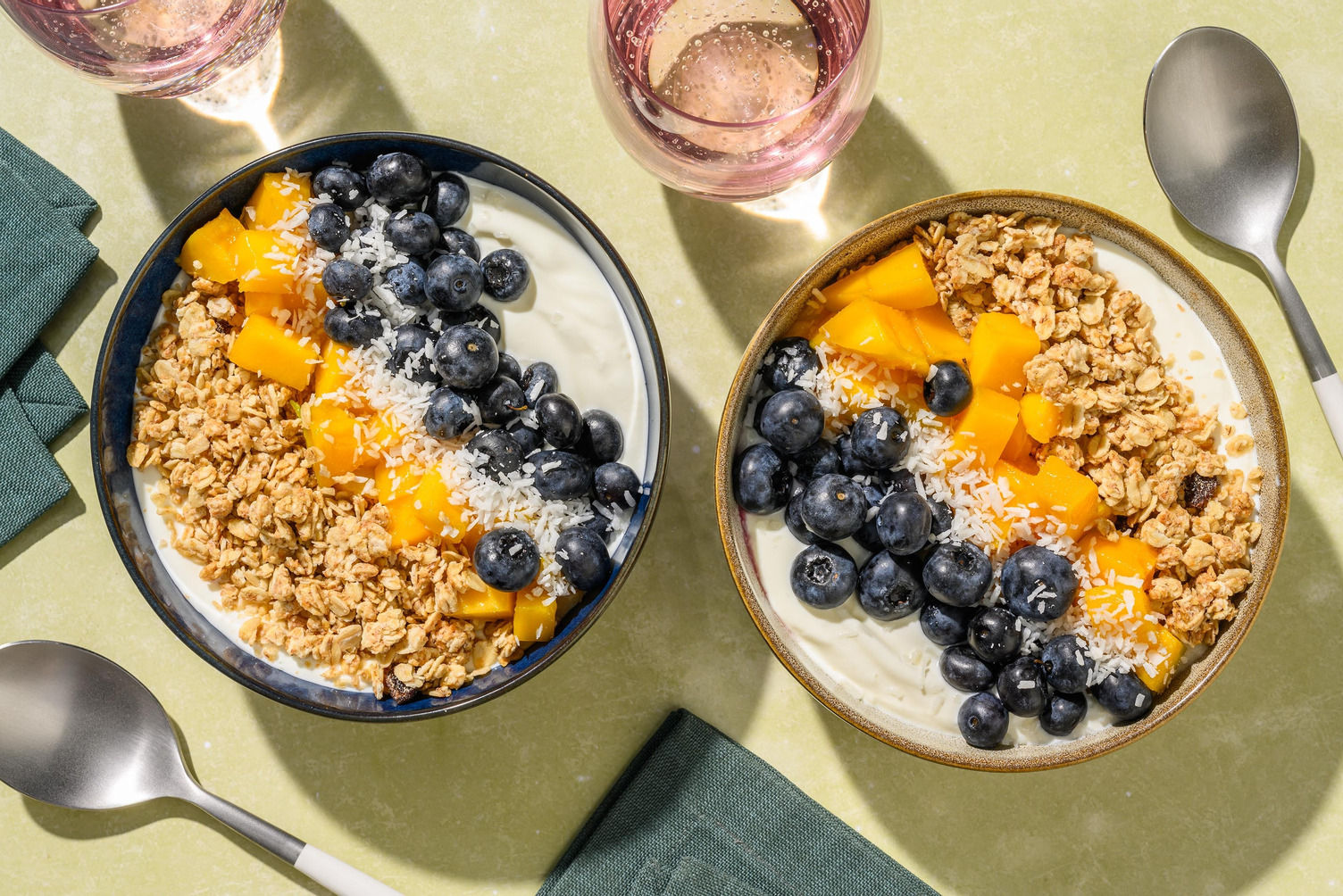Sunshine Breakfast Bowl Bundle | Mango & Blueberry Recipe | HelloFresh