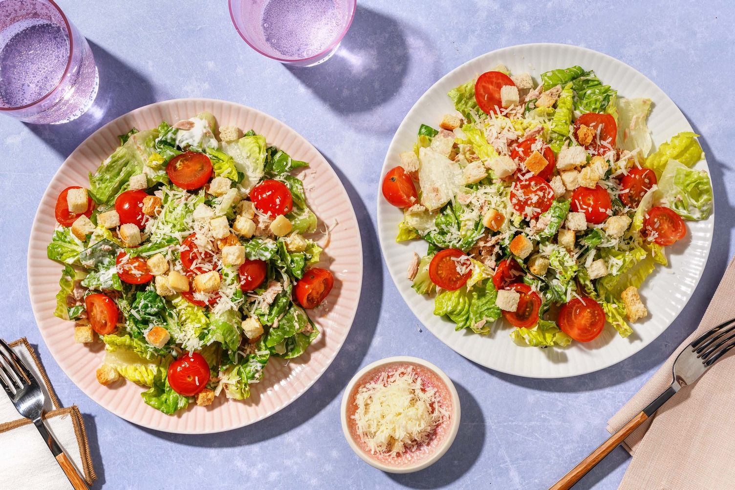 Caesar Salad mit Thunfisch & Croûtons Rezept | HelloFresh