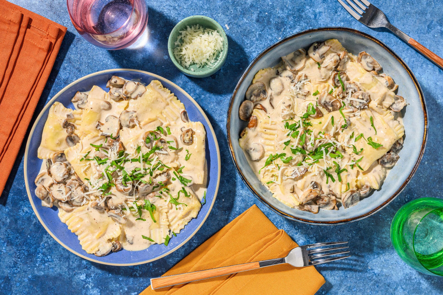 Double Mushroom Ravioli Recipe | HelloFresh