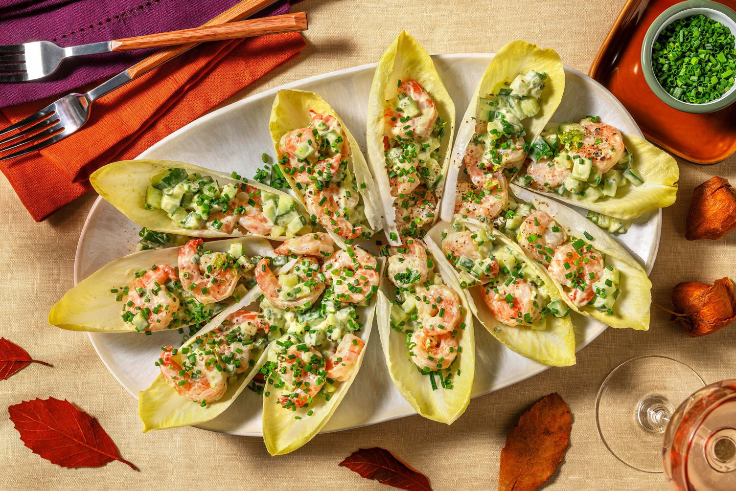 Fresh Shrimp Salad Endive Bites Recipe | HelloFresh
