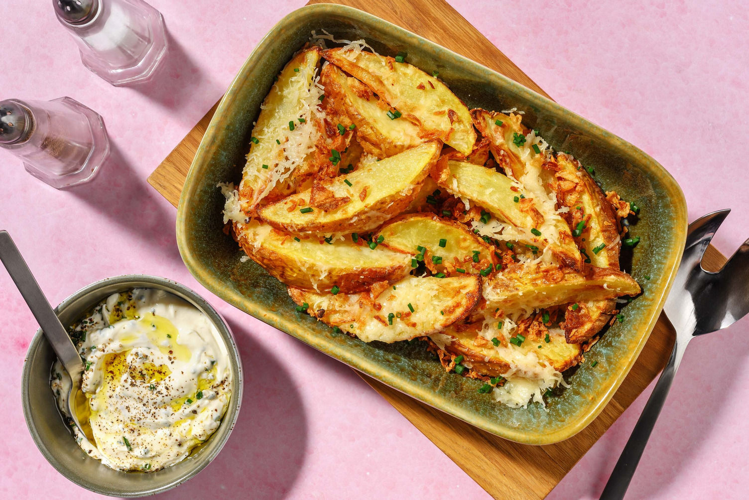 Cheesy Parmesan Potato Wedges Recipe | HelloFresh