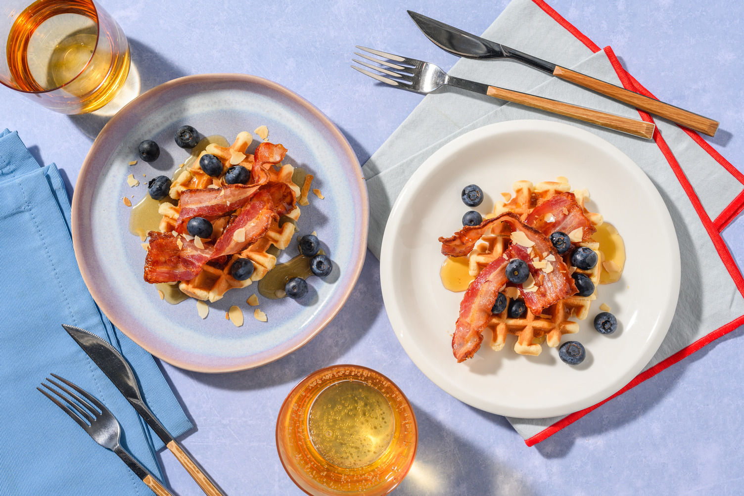 Bacon and Berry Waffles Recipe | HelloFresh