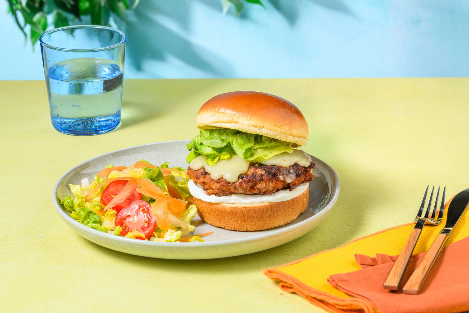 Cheesy Mexican Style Pork Burger Recipe | HelloFresh
