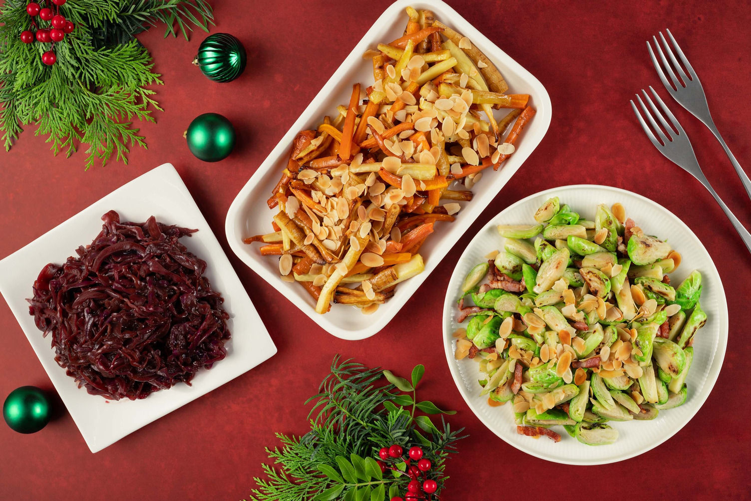 Trio of Christmas Vegetable Sides Recipe | HelloFresh
