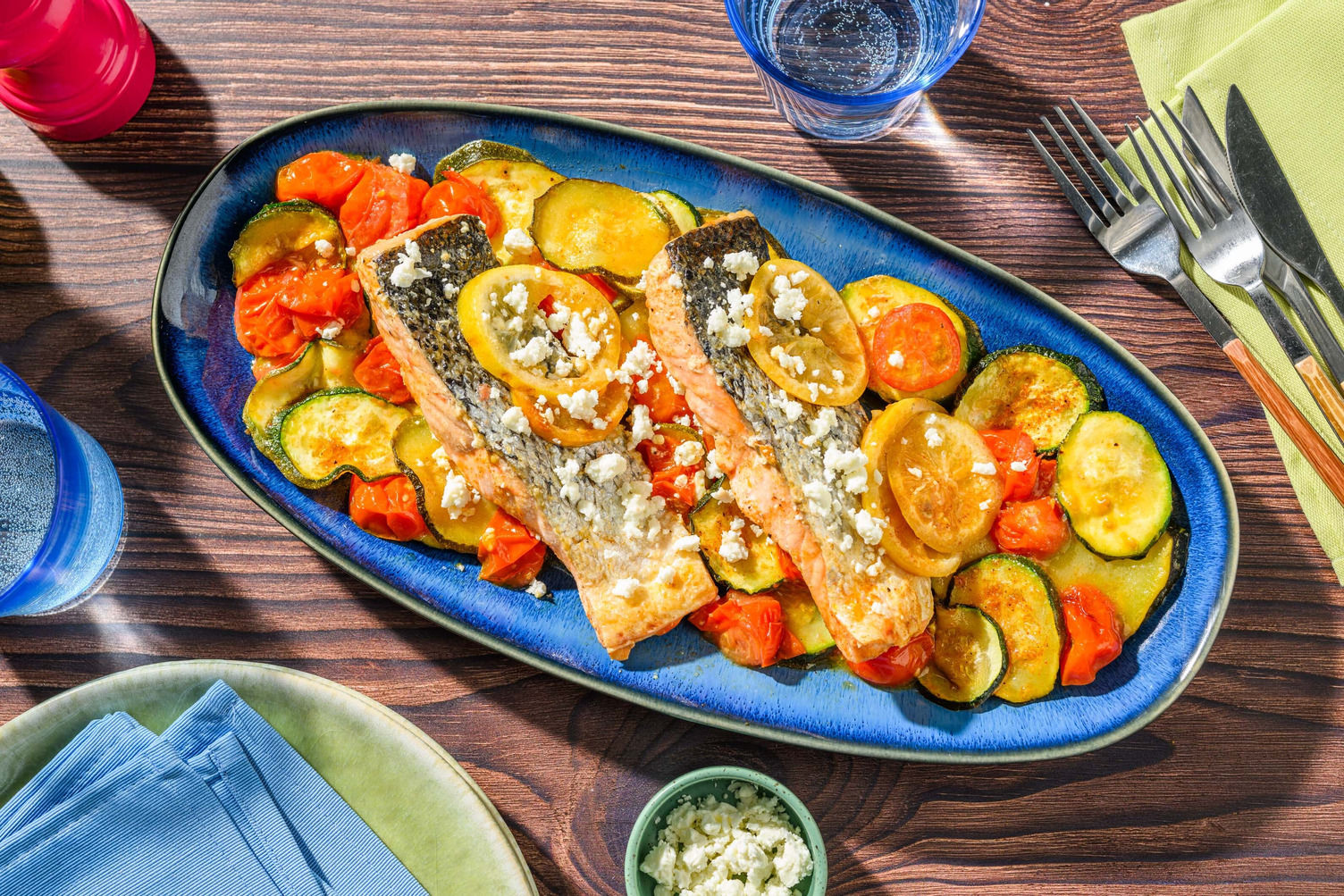 Mediterrane zalm Recept | HelloFresh