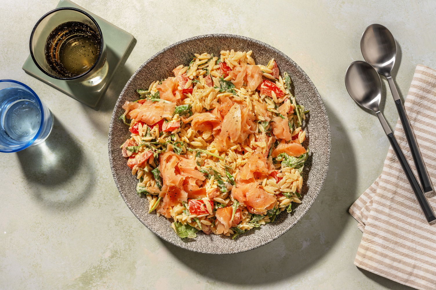 Smoked Salmon and Orzo Salad Recipe | HelloFresh