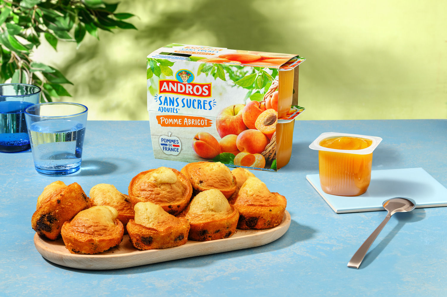 Mini cakes choco & desserts pomme-abricot Recette | HelloFresh