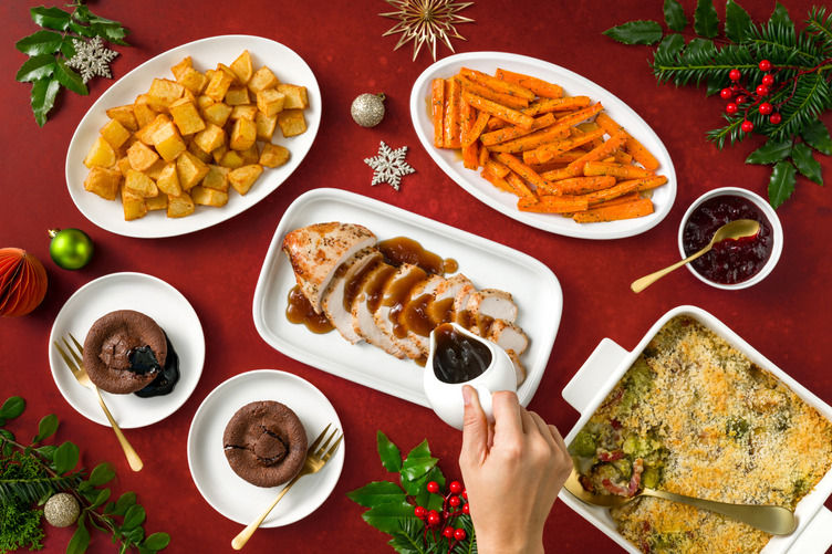 Christmas Turkey Dinner with Sides and Dessert Recipe | HelloFresh