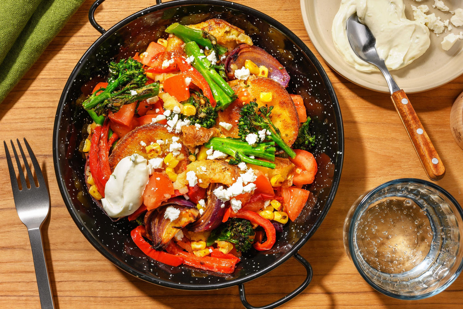 Smashed Potato and Spiced Veg Jumble Recipe | HelloFresh