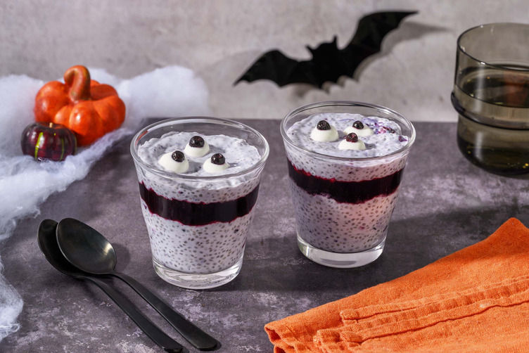 Purple slime monster chia pudding | HelloFresh