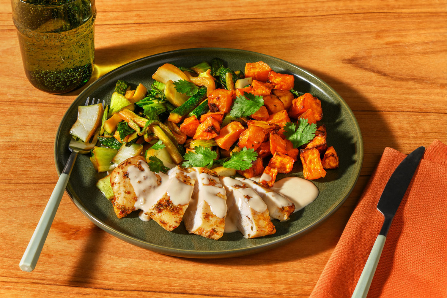 Seared Thai Chicken & Roasted Kūmara Recipe | HelloFresh