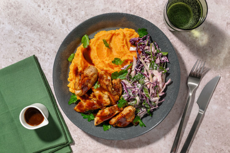 Double American-Spiced Chicken & Mustard Mash Recipe | HelloFresh
