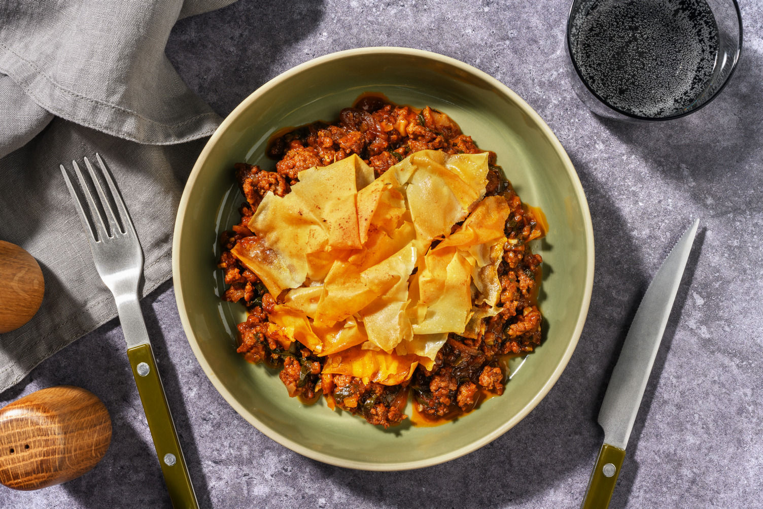 Smokey Beef & Caramelised Onion Filo Pie Recipe | HelloFresh