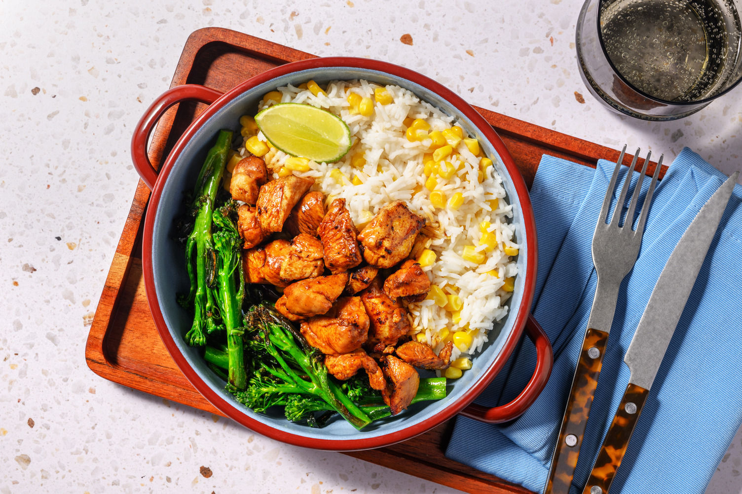 [Savvy Shortcuts] Teriyaki Chicken & Quick Corn Rice Recipe | HelloFresh