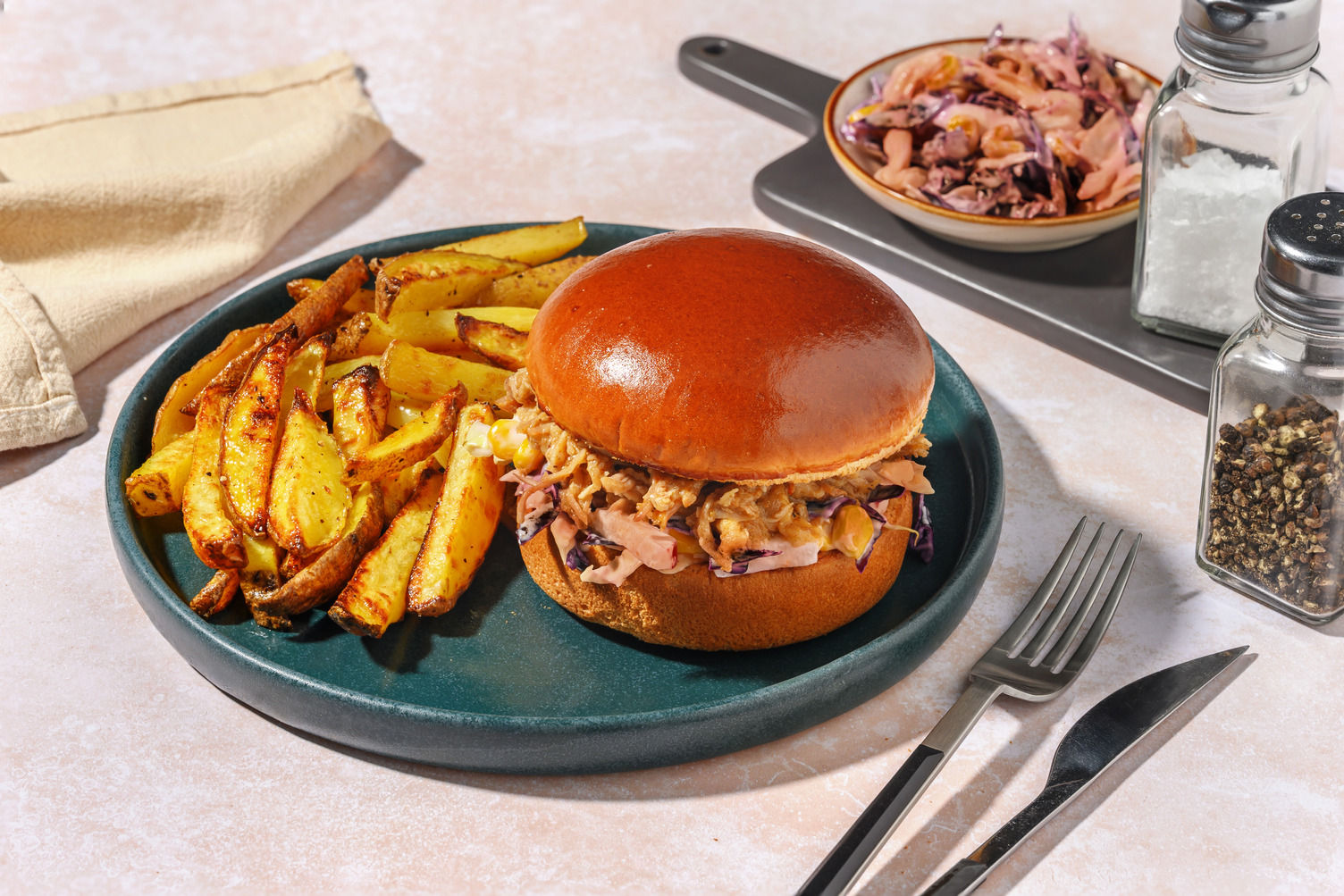 Cheesy Mexican Chicken Burger Recipe | HelloFresh
