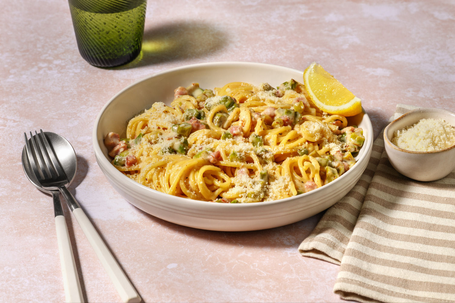 Creamy Bacon & Asparagus Spaghetti Recipe | HelloFresh