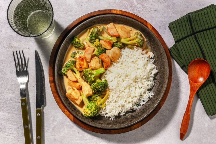 Sweet-Soy Beef & Easy Prep Veggie Curry Recipe | HelloFresh