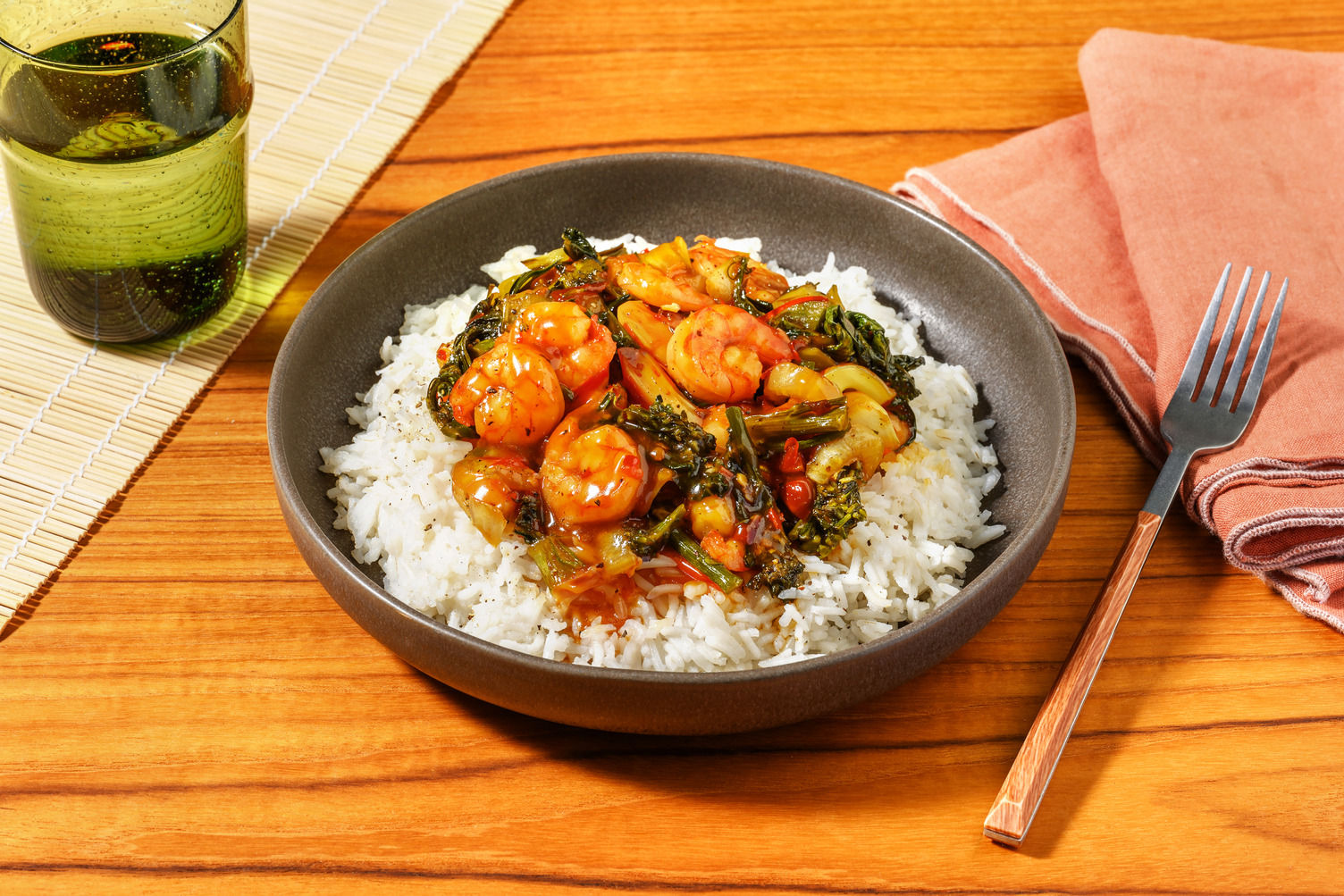 Sweet Chilli Prawn & Baby Broccoli Stir-Fry Recipe | HelloFresh
