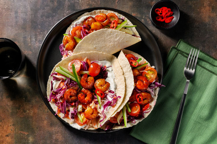 Premier Asian-Style Haloumi & Cucumber Tacos Recipe | HelloFresh