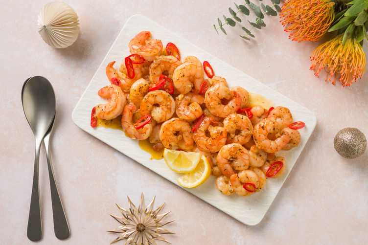 [Silly Szn Platter] NZ Plus-Size Prawn Platter with Garlic-Chilli ...
