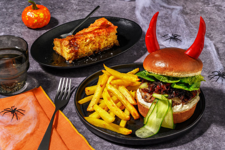 Monster Beef & Oozy Beetroot Relish Burger Recipe | HelloFresh