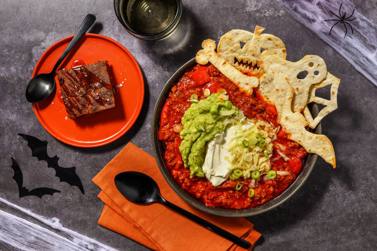 [Halloween] NZ Halloween Haunted Beef & Chorizo Chilli Recipe | HelloFresh